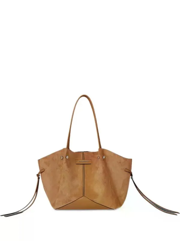 Karl Lagerfeld Medium K/pierced Suede Tote - Brown