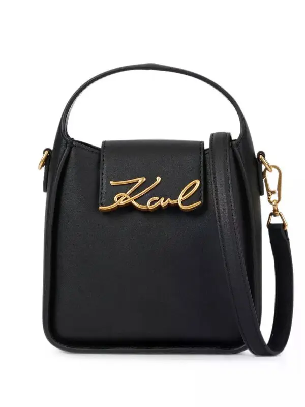 Karl Lagerfeld Small K/signature Crossbody Bag - Black