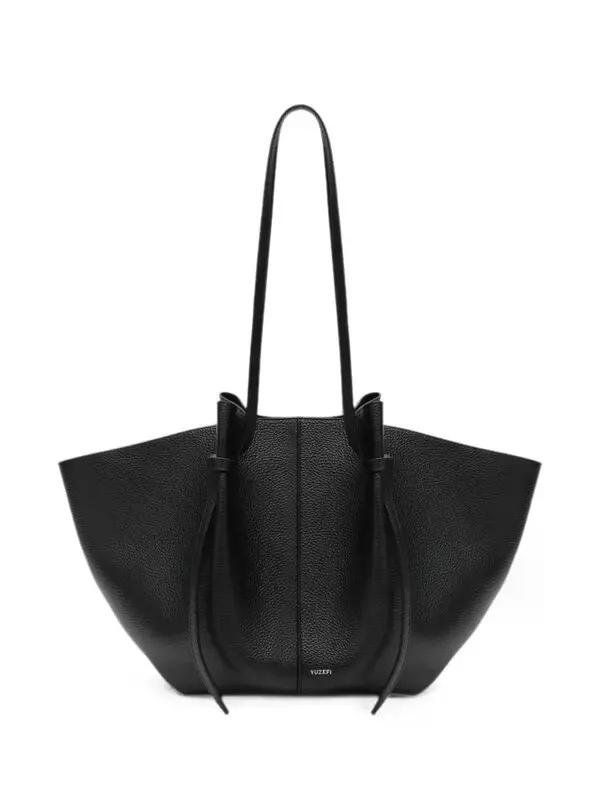 Yuzefi Mochile Pebbled Leather Shoulder Bag
