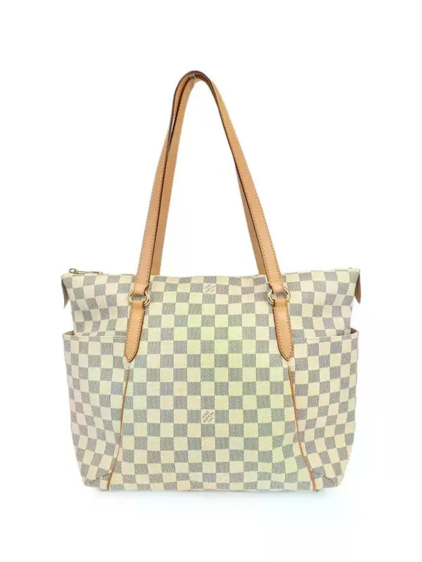 LOUIS VUITTON 2011 Mm Damier Azur Totally Tote Bag - Neutrals