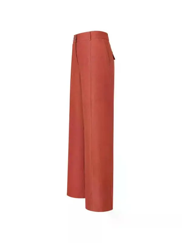 Peserico Wide-leg Tailored Trousers - Red