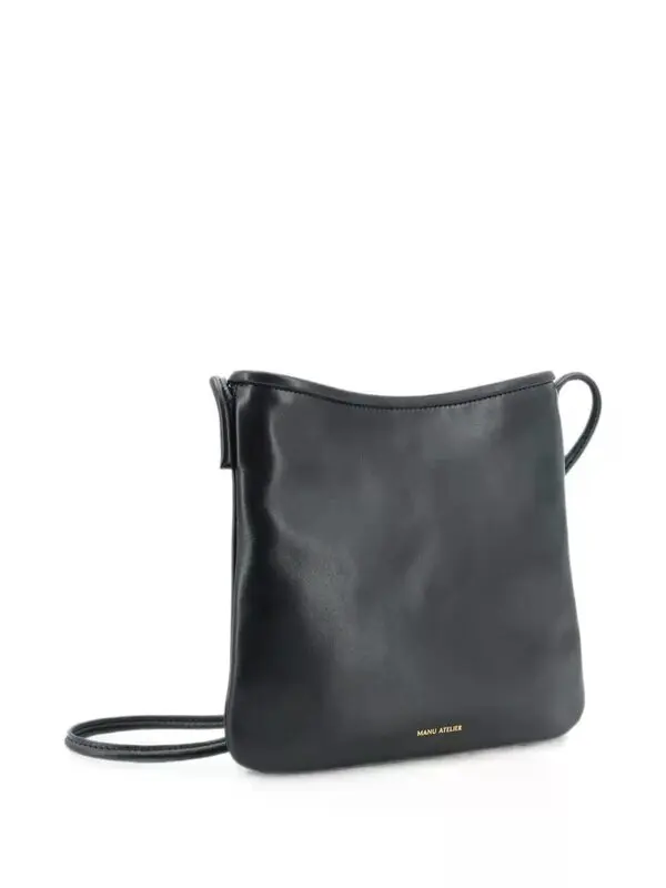 Manu Atelier Fidèle Leather Crossbody Bag - Black