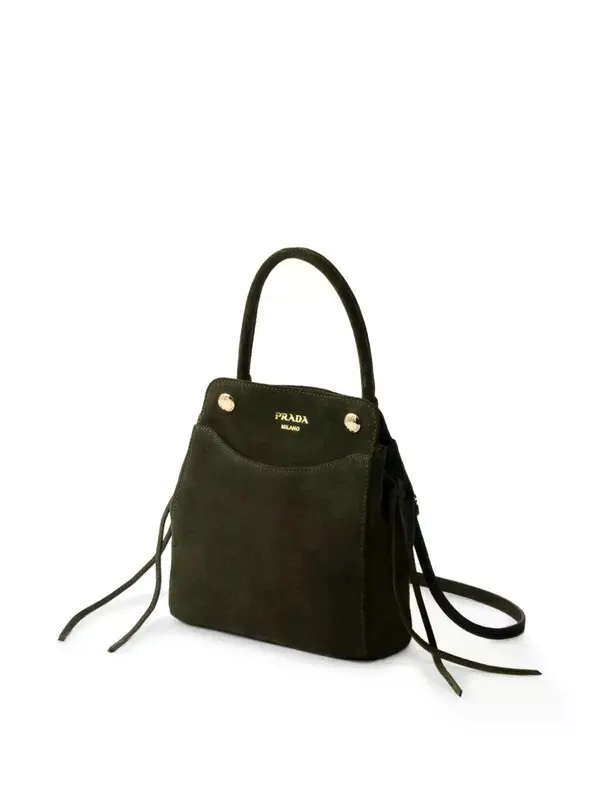 Prada Carry Mini Suede Handbag