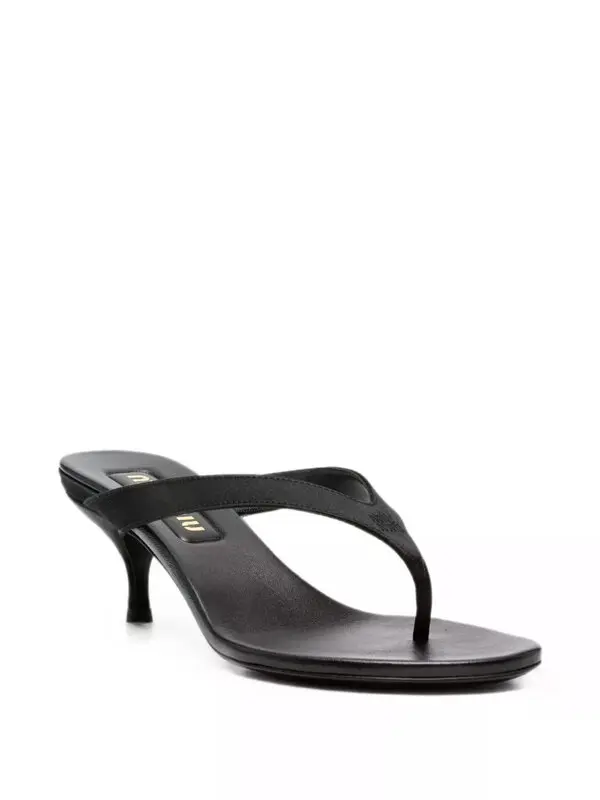 Miu Miu Thong-strap Kitten-heel Sandals