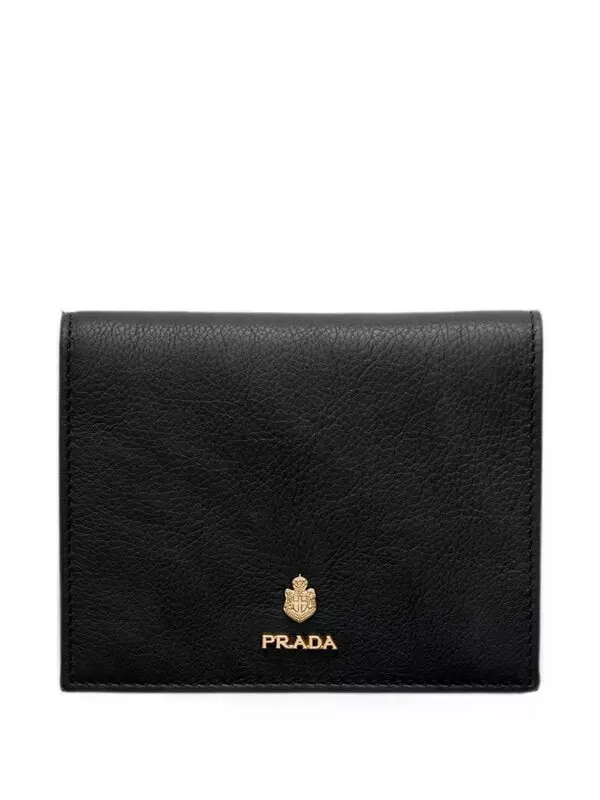 Prada Small Leather Wallet - Black