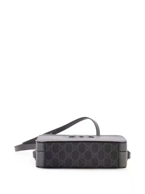 Gucci Padlock Interlocking G Gg Coated Canvas And Leather Mini Crossbody Bag