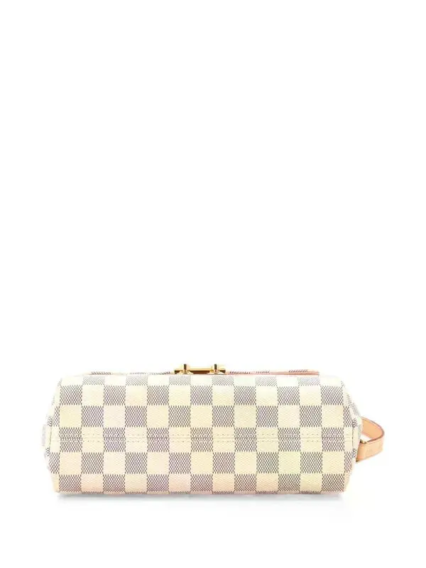 LOUIS VUITTON Croisette Handbag Damier Crossbody Bag - White