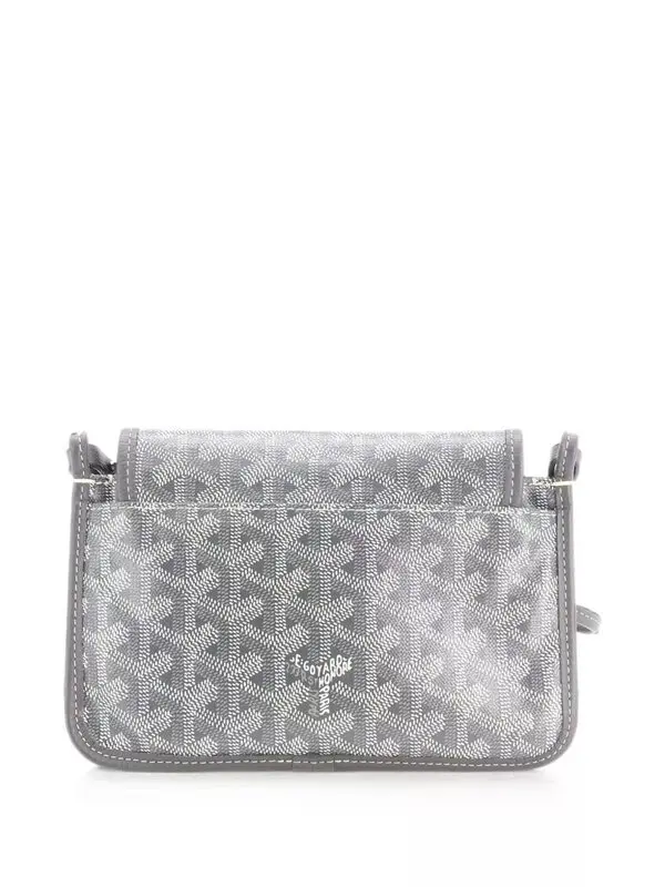 Goyard Plumet Clutch Wallet Coated Canvas Crossbody Bag - Grey