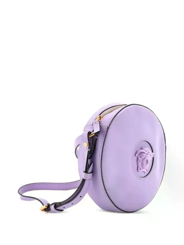 Versace La Medusa Round Camera Bag Leather