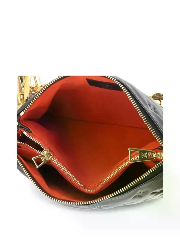 LOUIS VUITTON Coussin Bag Monogram Embossed Lambskin Bb Crossbody Bag - Black