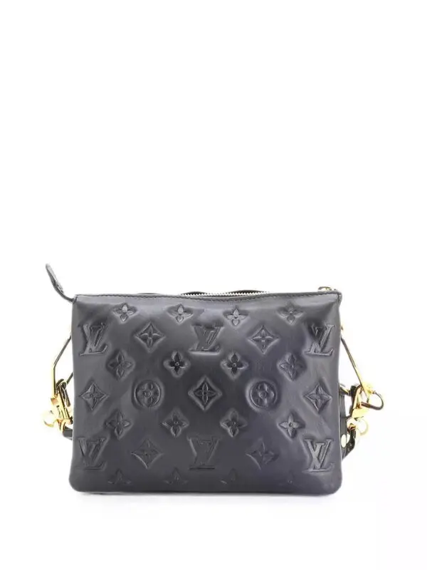 LOUIS VUITTON Coussin Bag Monogram Embossed Lambskin Bb Crossbody Bag
