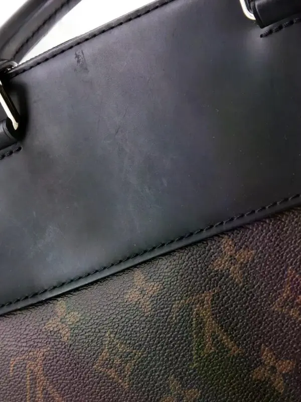 LOUIS VUITTON Porte-documents Jour Nm Macassar Monogram Canvas Business Bag