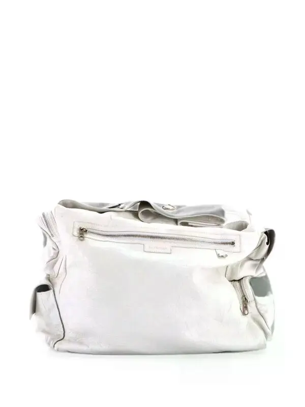 Balenciaga Superbusy Sling Bag Leather Large Shoulder Bag - White