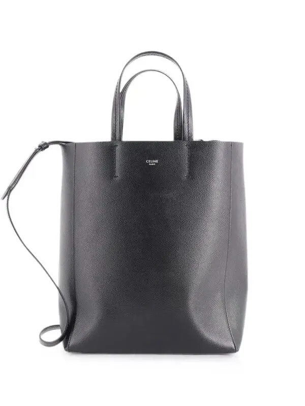 Celine Vertical Cabas Grained Calfskin Small Tote Bag