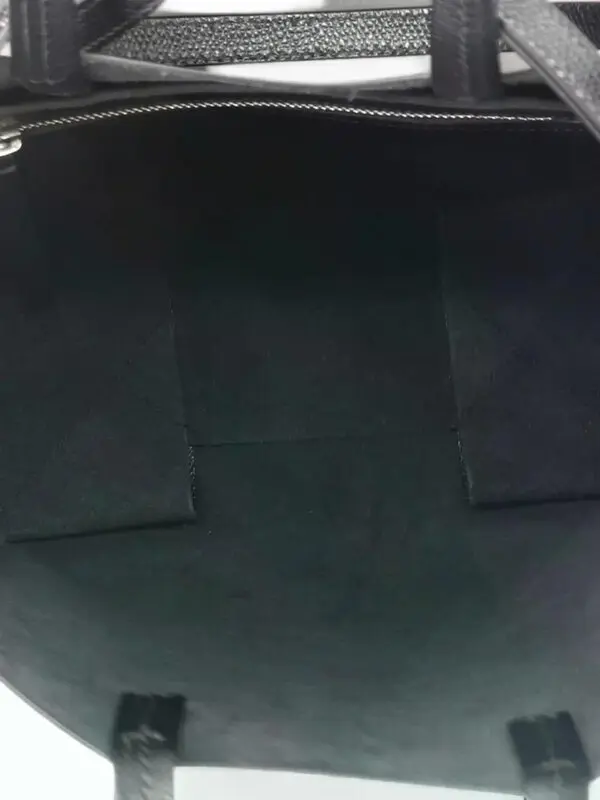 Celine Vertical Cabas Grained Calfskin Tote Bag - Black