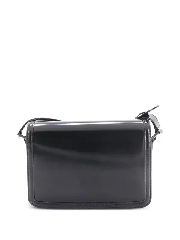 Saint Laurent Solferino Patent Medium Shoulder Bag - Black