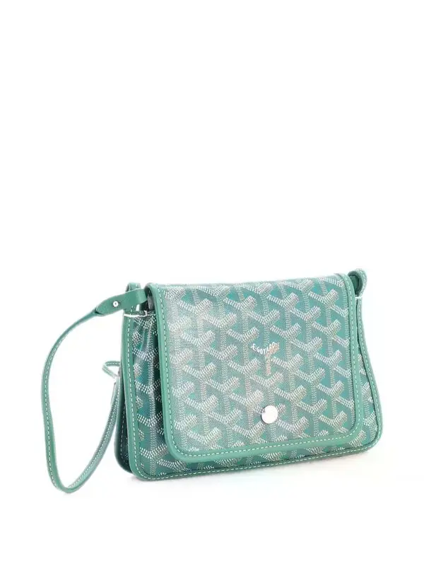 Goyard Plumet Clutch Wallet Coated Canvas Crossbody Bag - Green