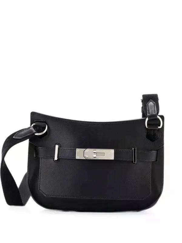 Hermès Jypsiere Bag Evergrain Mini Shoulder Bag - Black