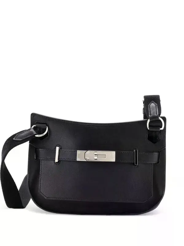Hermès Jypsiere Bag Evergrain Mini Shoulder Bag - Black