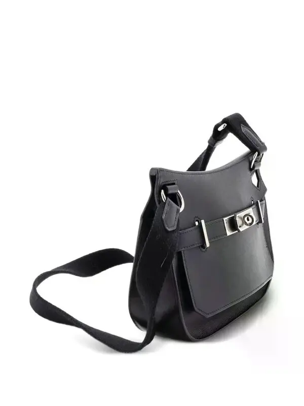 Hermès Jypsiere Bag Evergrain Mini Shoulder Bag - Black