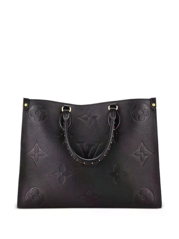 LOUIS VUITTON Onthego Tote Wild At Heart Monogram Empreinte Giant Mm Satchel - Black