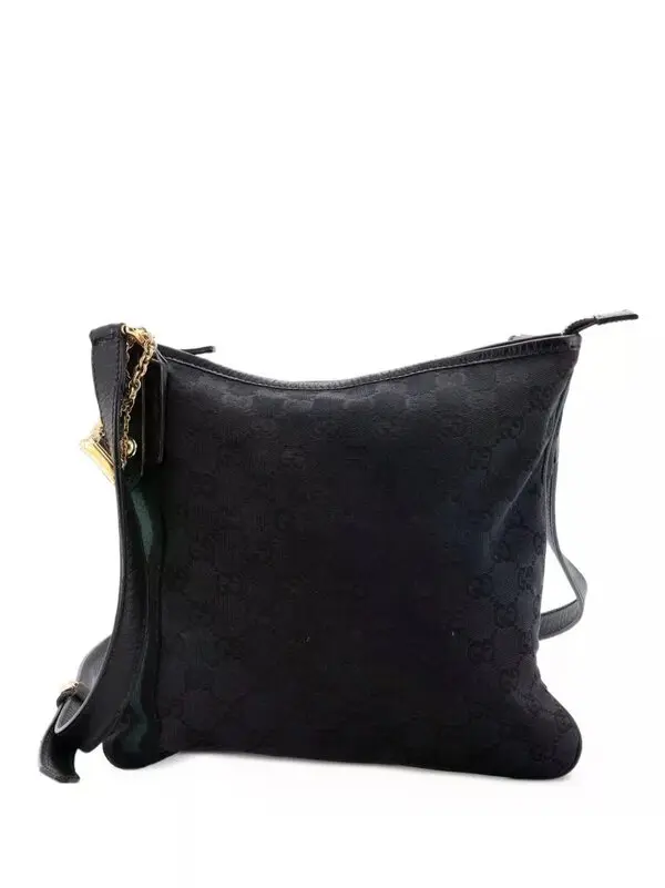 Gucci Jolicoeur Gg Canvas Messenger Bag - Black