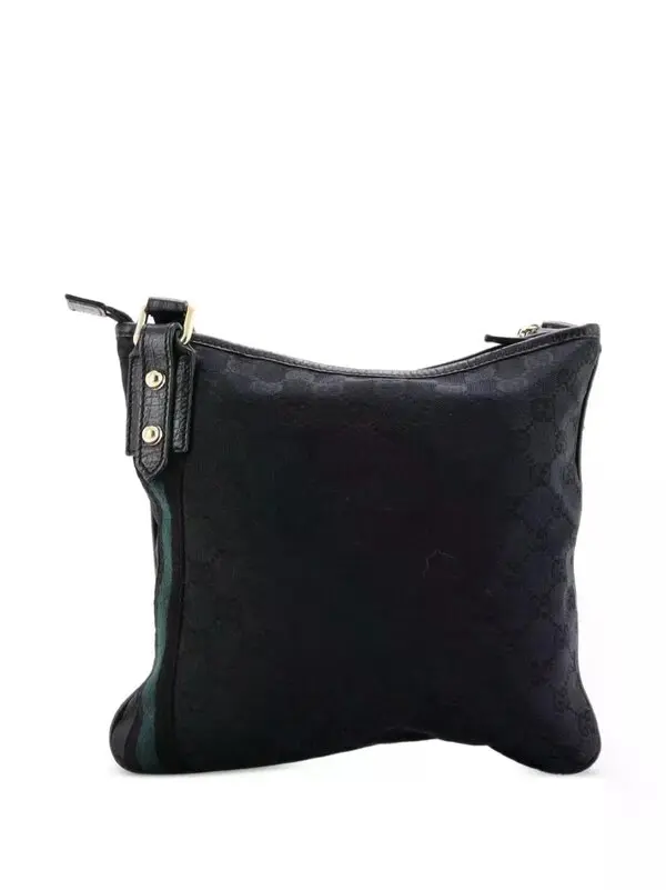 Gucci Jolicoeur Gg Canvas Messenger Bag - Black