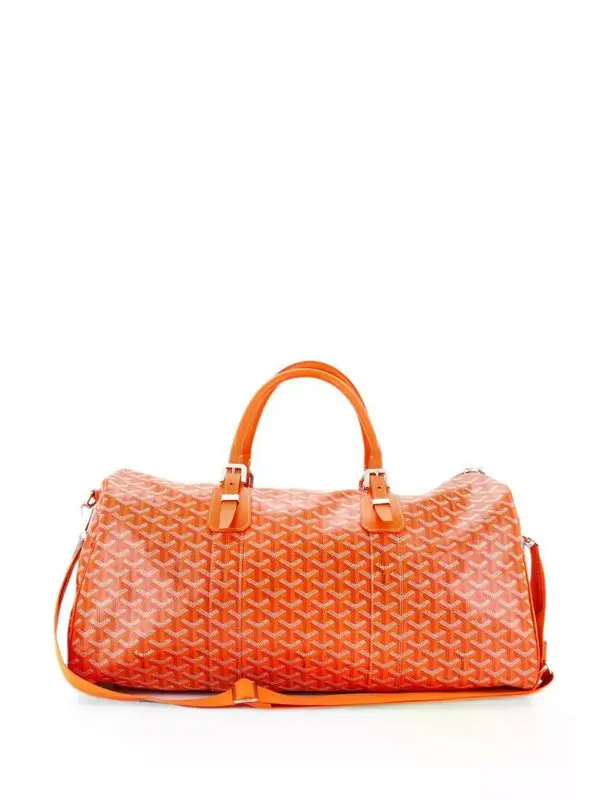 Goyard Croisiere 50 Travel Bag In Coated Canvas