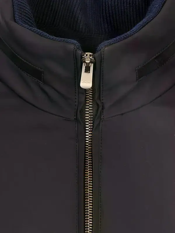 Agnona Logo Plaque Zip-up Jacket