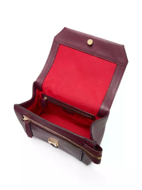 LANCEL Ninon Grained Leather Shoulder Bag