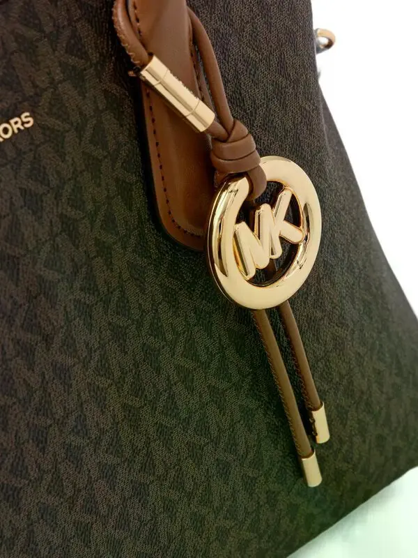 Michael Kors Freddie Monogram-pattern Logo-charm Tote Bag