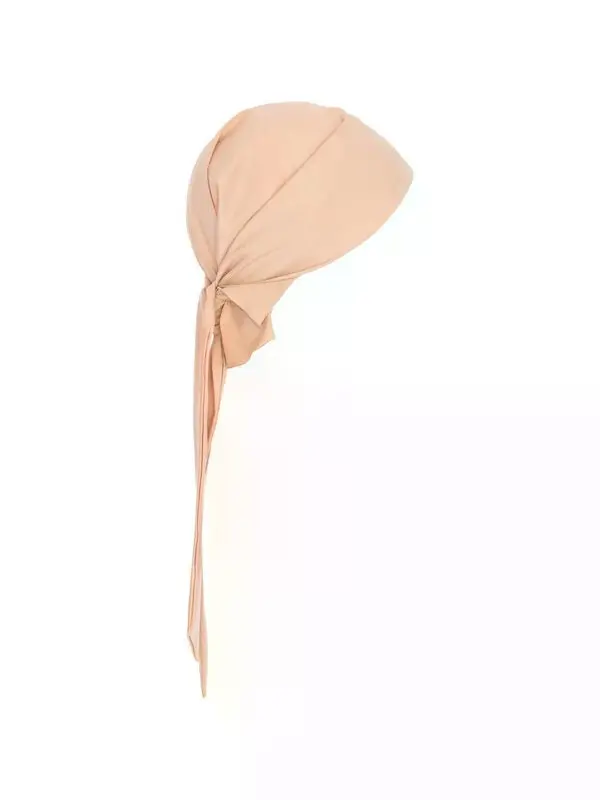 NOIRE SWIMWEAR Knotted-detail Head Scarf - Pink