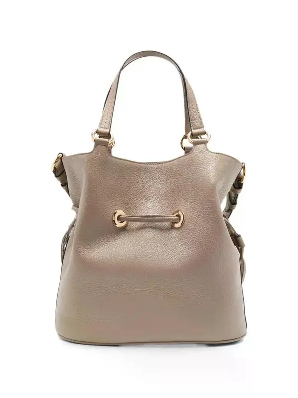 LANCEL Medium Premier Flirt Leather Bucket Bag - Neutrals