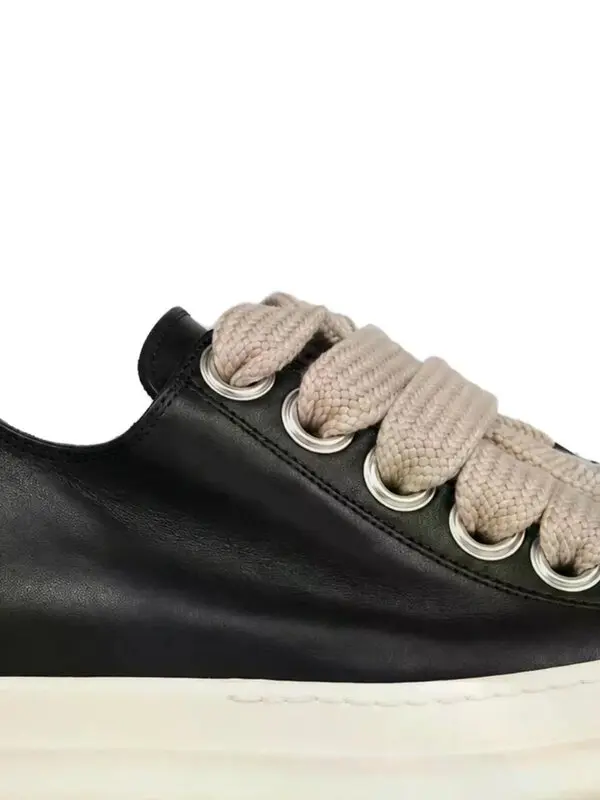 Rick Owens Jumbolace Low Leather Sneakers