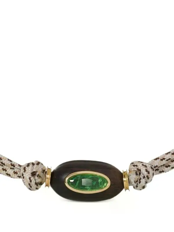 ROXANNE ASSOULIN Sesame Crystal-embellished Cord-necklace - Neutrals