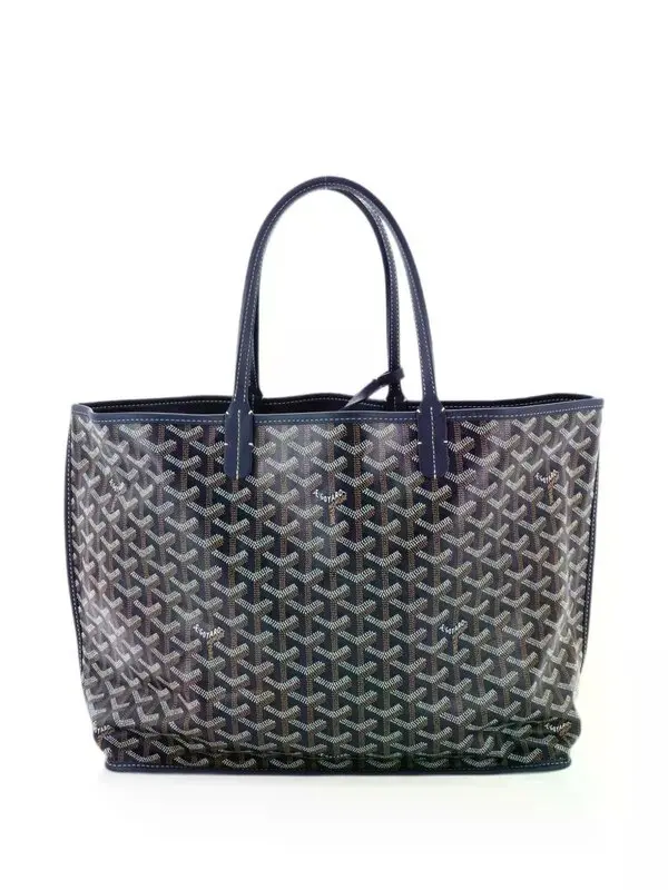 Goyard Anjou Reversible Coated Canvas Pm Tote Bag - Blue