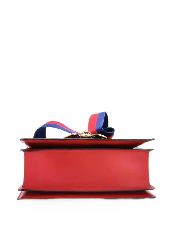 Gucci Queen Margaret Top Handle Bag Colorblock Leather Small Satchel