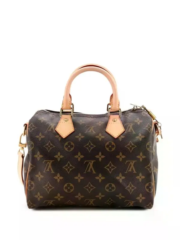 LOUIS VUITTON Speedy Bandouliere Monogram Canvas 25 Satchel