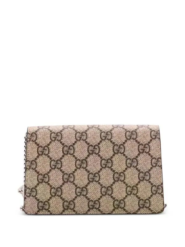 Gucci Dionysus Gg Coated Canvas Super Mini Crossbody Bag