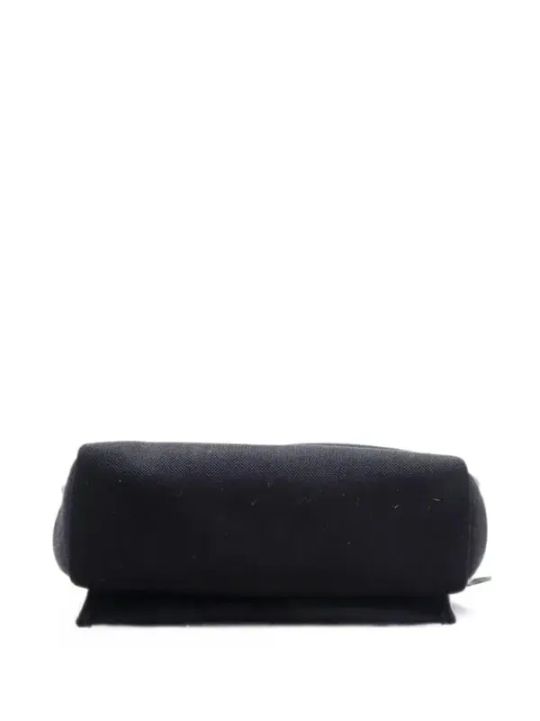 Hermès Herbag Zip Toile And Leather 20 Shoulder Bag - Black
