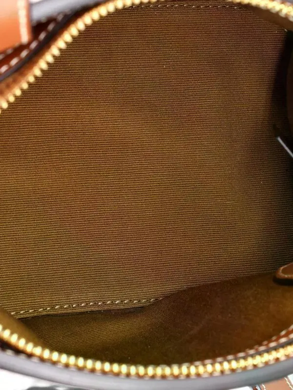 Celine Triomphe Coated Canvas Small Crossbody Bag - Brown