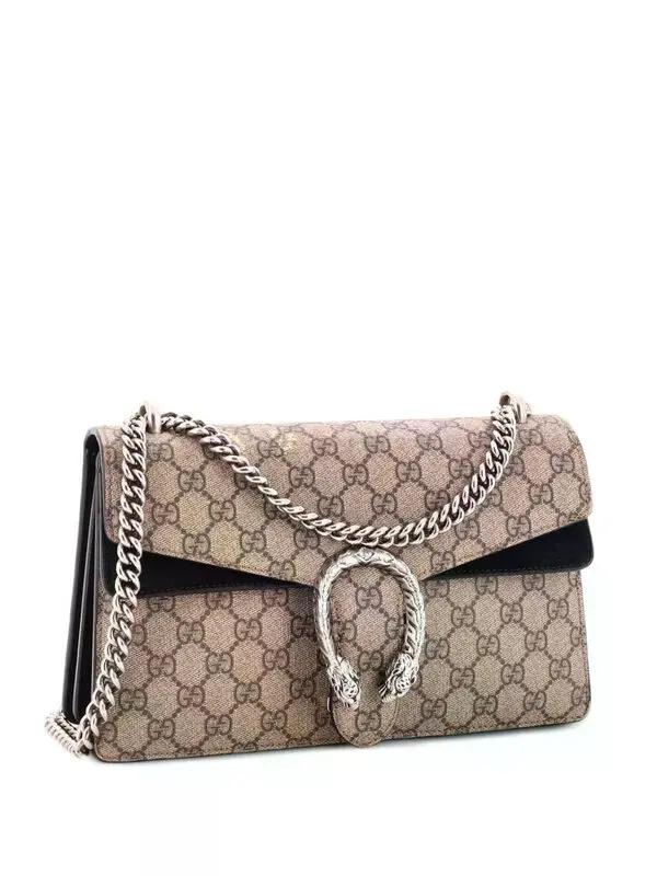 Gucci Dionysus Gg Coated Canvas Shoulder Bag - Black