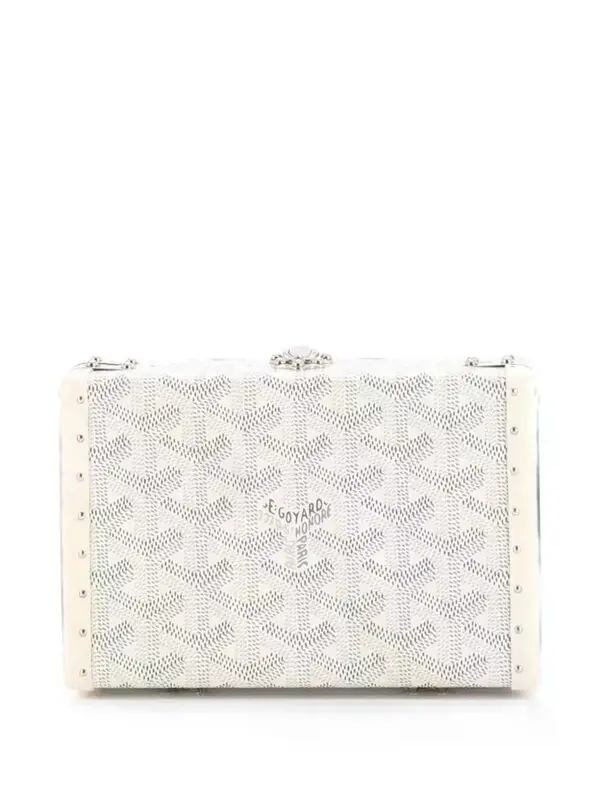 Goyard Minaudiere Bag Coated Canvas Clutch Bag