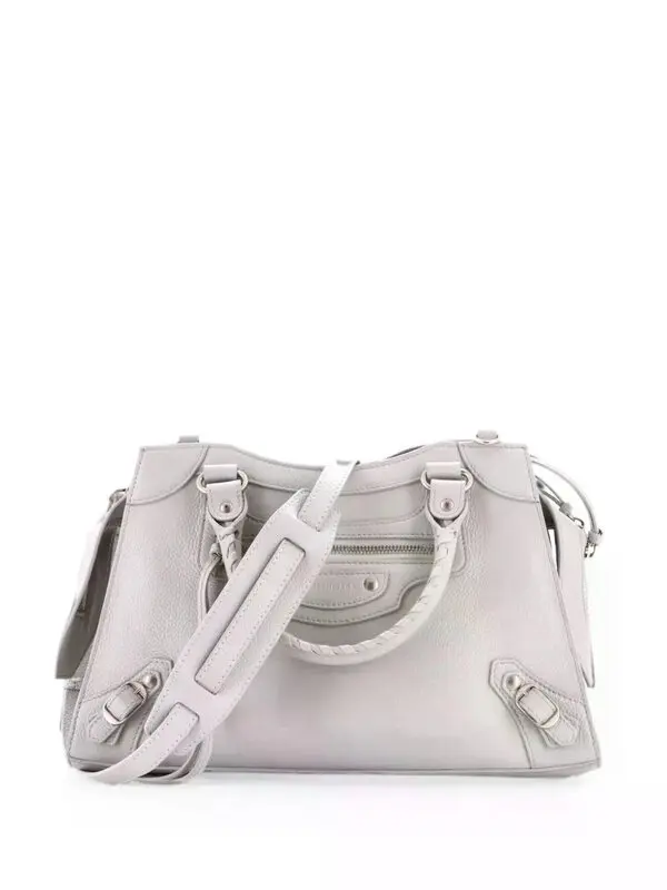 Balenciaga Neo Classic City Bag Leather Small Tote Bag - Grey