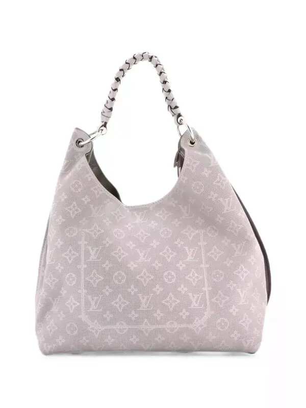 LOUIS VUITTON Carmel Reverse Mahina Leather Hobo Bag