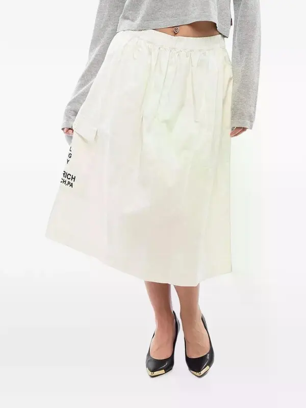 Woolrich Text-print Midi Skirt