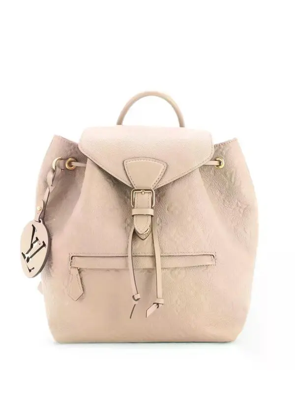 LOUIS VUITTON Montsouris Nm Monogram Empreinte Leather Pm Backpack