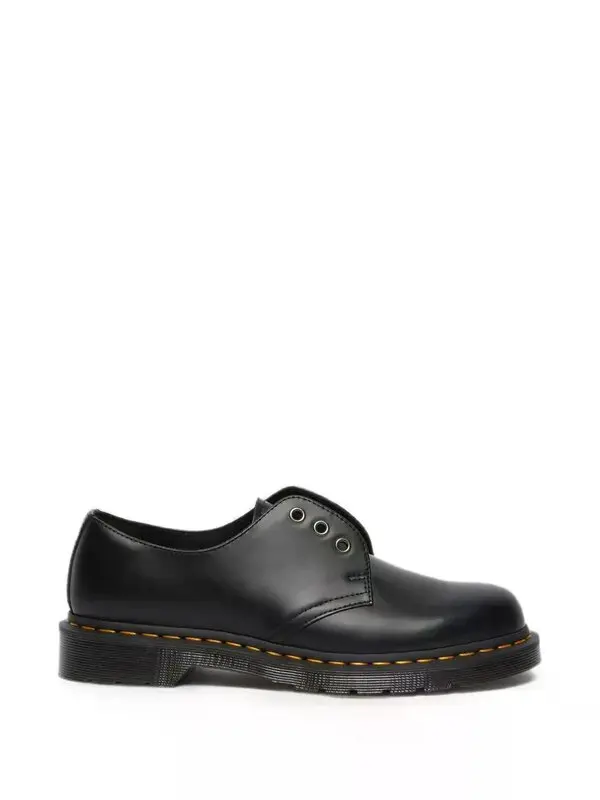 Dr. Martens 1461 Elastic Leather Derby Shoes - Black