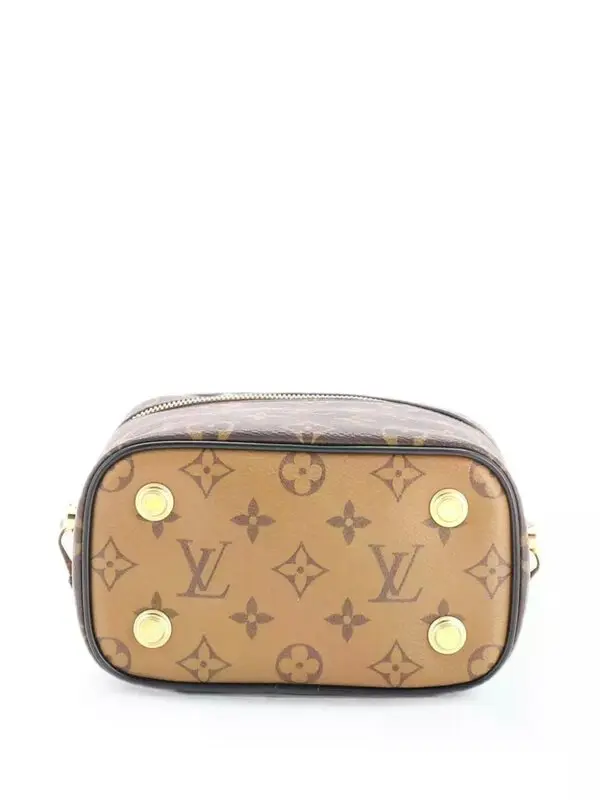 LOUIS VUITTON Vanity Handbag Reverse Monogram Canvas Pm Satchel