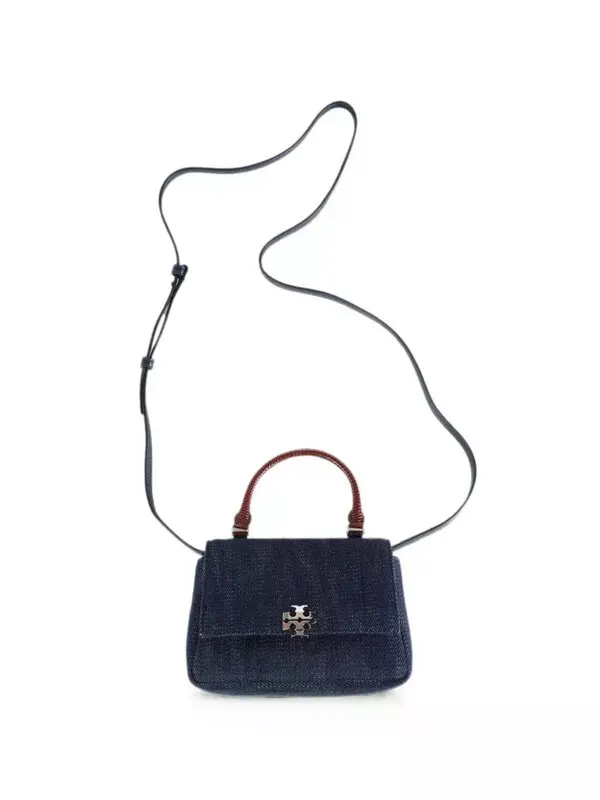 Tory Burch Charlie Denim Chain Wallet